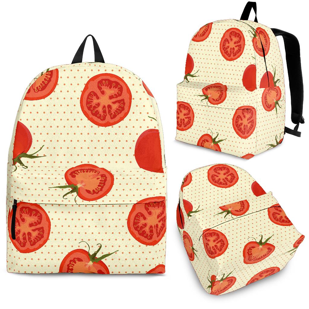 Tomato Dot Background Backpack holiday gift – ccgoodshop