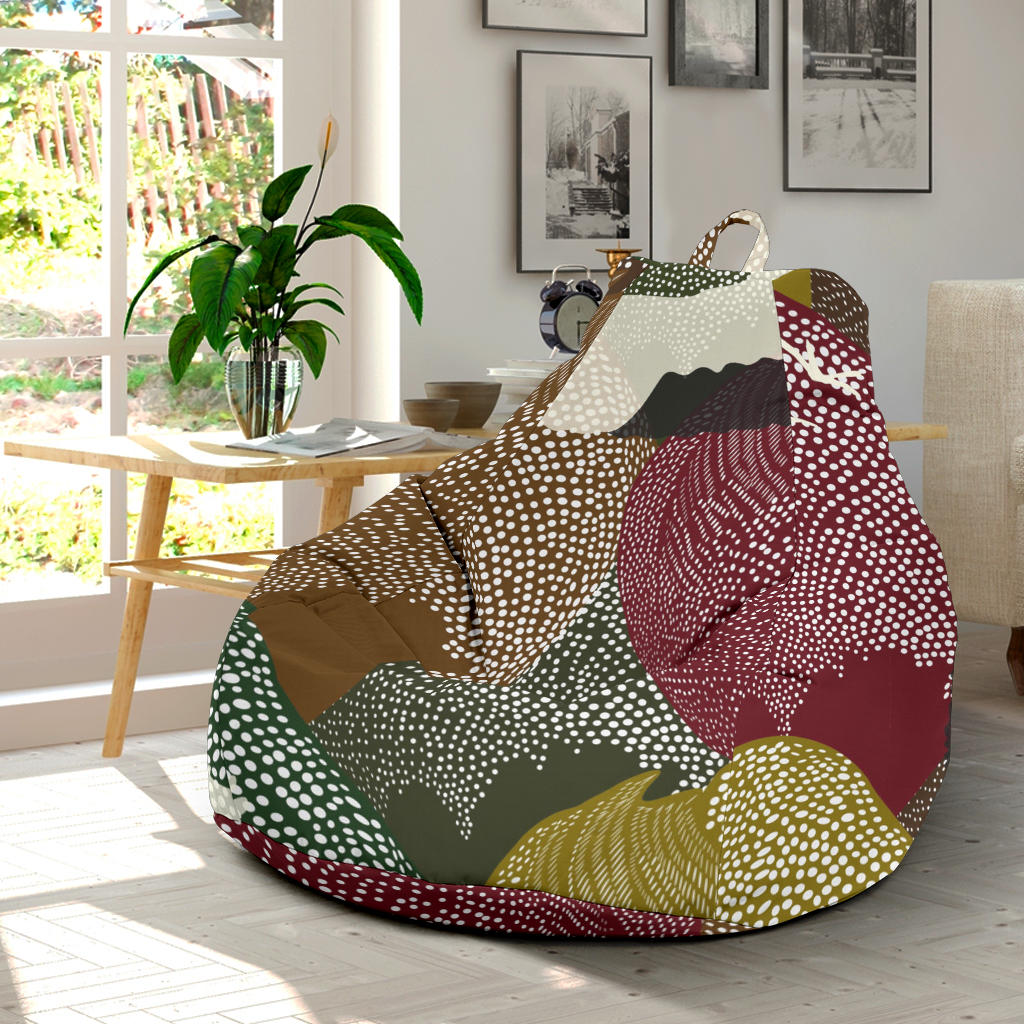 Japanese Cranes Flying Forest Dot Pattern Bean Bag Cover holiday gift ...